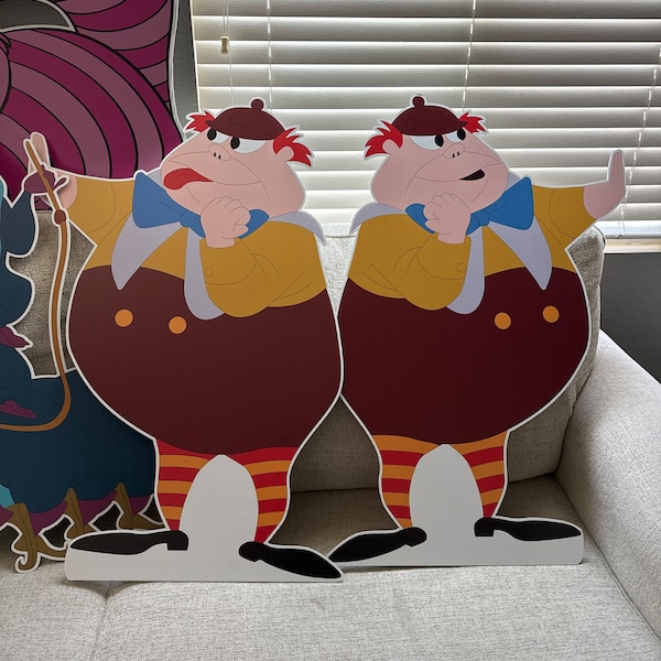 Alice in Wonderland, Tweedled Dee Tweedled Dum, Outdoor Decoration ...