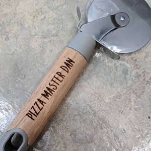 Custom Pizza Cutter Engraved Pizza Slicer Tomato Pie Lover Gift Kitchen ...