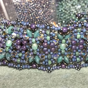 Tutorial Lantana Bracelet Beading Pattern Bracelet | Etsy