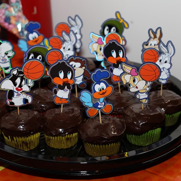 Baby Space Jam Cupcake Toppers / Baby Space Jam Set of 12 / Baby Space ...