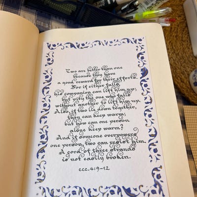 Handcrafted Bible Verse Calligraphy Prints Vintage-style Psalm 118:24 ...