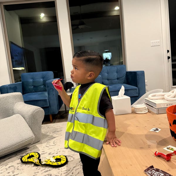 PERSONALIZED Garbage Man Costume, Trash Man Costume, Construction Vest ...