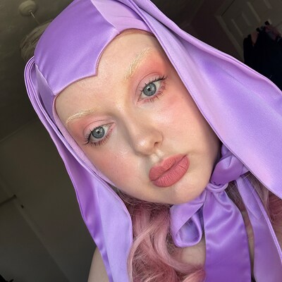 Red Devil Horn Hat, Devil Vintage Bonnet, Devil Hood, Hat With Horns ...