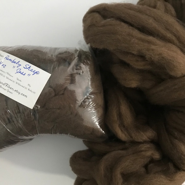 4oz Rambely Wool Roving | Hand Dyed | Combed Top | Sustainable Fiber ...