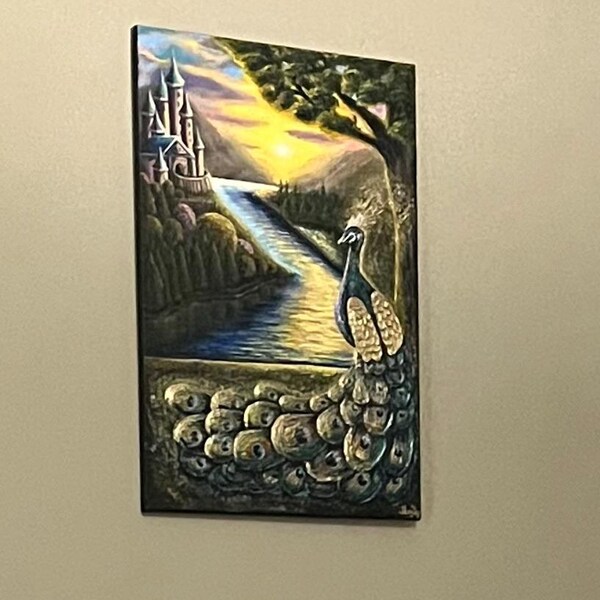 Akril Painting, Art, Mermaid, Fantasy - Etsy