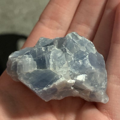 Smooth Blue Calcite, Raw Blue Calcite, Natural Blue Calcite, Mexican ...
