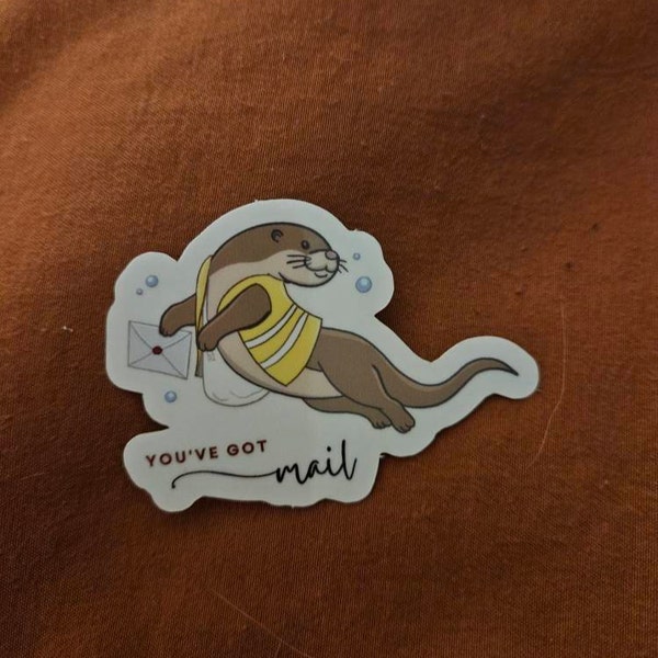 Otter Mail Clear Crescent City Sticker | Bookish Sticker | Sarah J Maas ...