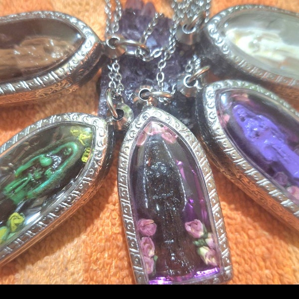 Kali Hand Painted Glass 7-day Candle - Etsy