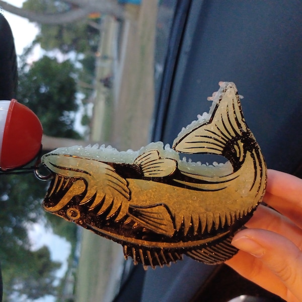 Bass Fish Car Freshie - Manly - Air Freshener - Father’s Day Gift - Car ...