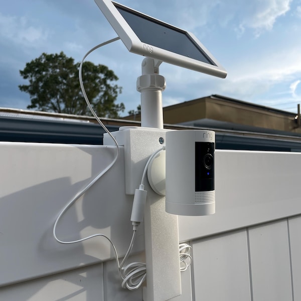 Ring Camera Fence Mount - Easy, Damage-free, Fits Spotlight, Stick Up ...