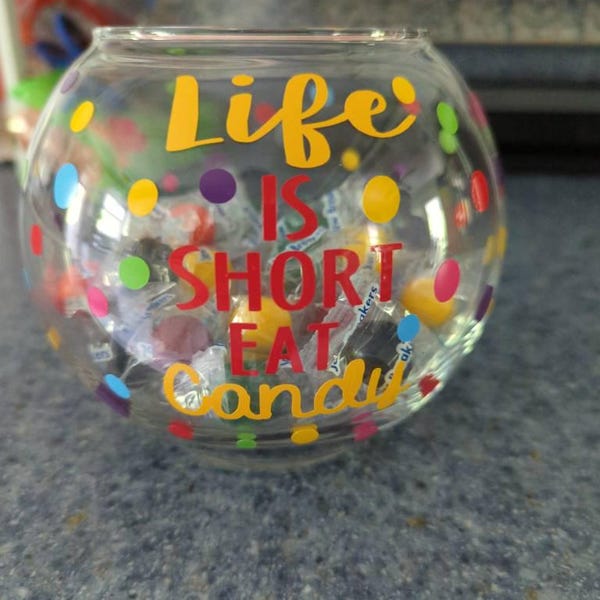 Funny Motivational Candy Jar Gift, Custom Treat Candy Holder for Boss ...