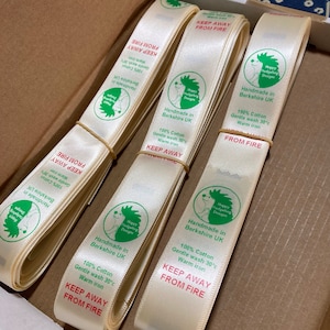 38mm Custom Printed Sew in Loop Labels - Etsy UK