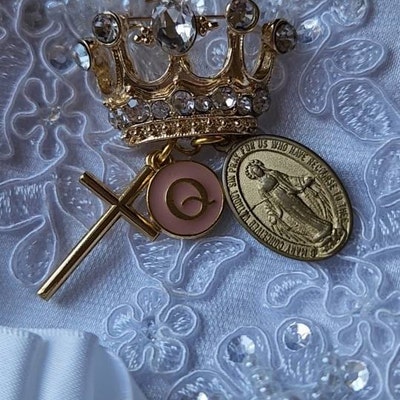 Religious Protective Pin Baby Pin Safety Pin Cross Brooch - Etsy