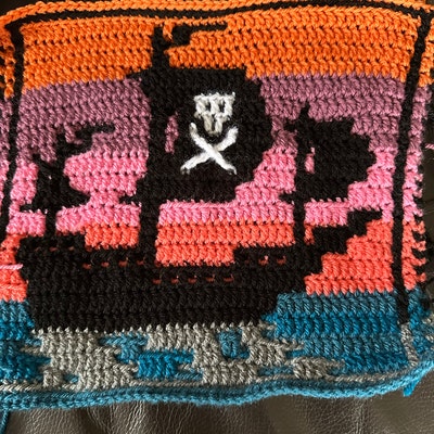 PDF PATTERN Cardinal Forest Overlay Mosaic Blanket, for Cozy Winter ...