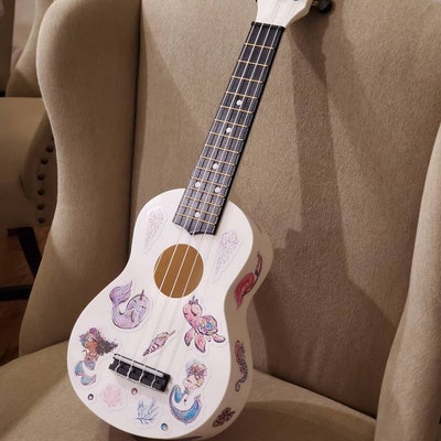 Sticker Sheet Set of 40 Stickers Mermaid Clipart - Etsy