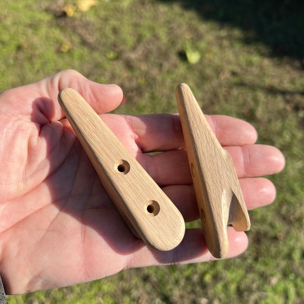Wooden Boat Jamming Cleat 100mm (4 Inch) - Oak, Ash, Black Locust ...