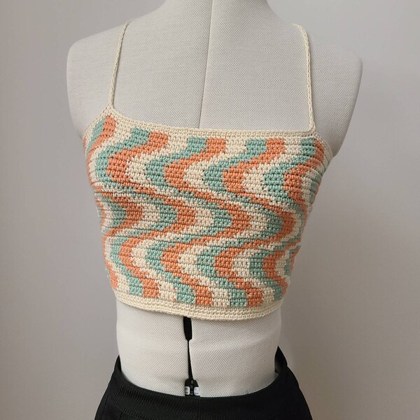 PATTERN // Crochet Totally Textured Top - Etsy