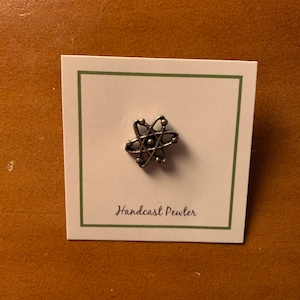 Atom Lapel Pin CC306 Science Pins Atom, Science Teacher, Matter ...