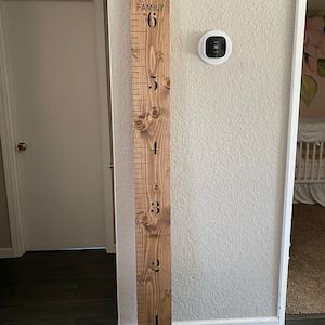 Height Chart Ruler Wooden Height Chart Growth Chart Ruler | Etsy