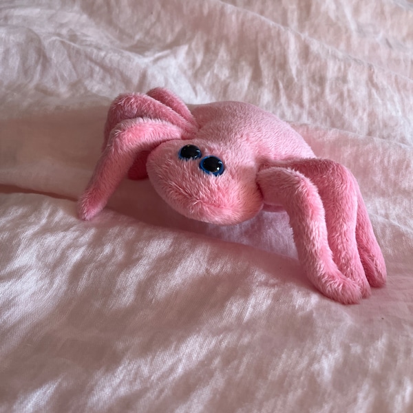 Pink Plush Spider Tarantula, Cute Soft Spider, Stuffed Spider Toy ...