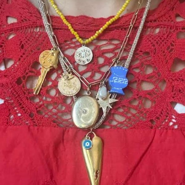 Porcelain Charms- Handmade Tiny Ceramic Pendants, Blue Porcelain - Etsy