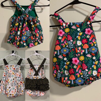 Baby Ruffled Romper PDF Sewing Pattern Instant Download - Etsy