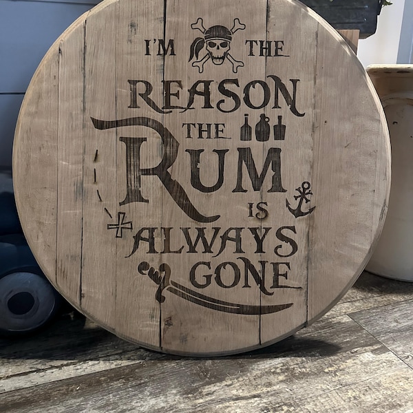 I'm the Reason the Rum is Always Gone SVG | Funny Pirate Shirt ...