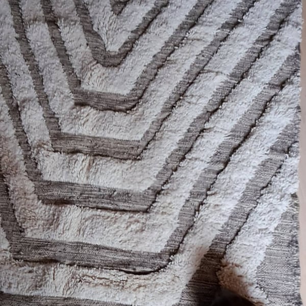 Moroccan Cobalt Blue Rug Moroccan Solid Rug Beni Ourain Rug Berber ...