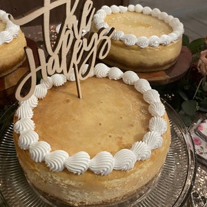 Personalized Cake Topper, Custom Text Cake Topper, Gold Cake Topper ...