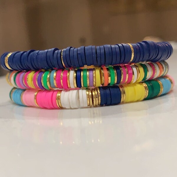 Fast Shipping! 8 Inches Strand of Flat Disc, Round Disc, Gold Finish ...