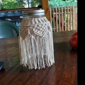Video Tutorial Medium Macrame Jar Pattern - Etsy Canada