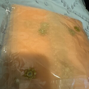 Women's White Embroidered Net Stole/ Dupatta, Bridal Fabric, Saree ...