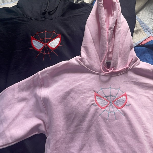 Cute Spider Embroidered Matching Crewnecks, Hoodie/tee, FREE SHIPPING ...