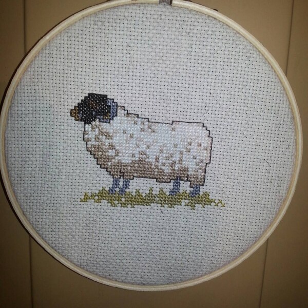 Sheep Counted Cross Stitch Pattern. PDF Instant Download. Beginner ...