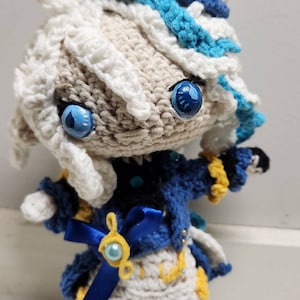 Crochet PDF Pattern: furina Chibi Amigurumi - Etsy