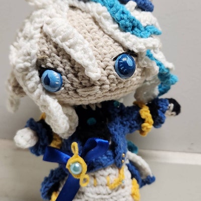 Crochet PDF Pattern: furina Chibi Amigurumi - Etsy