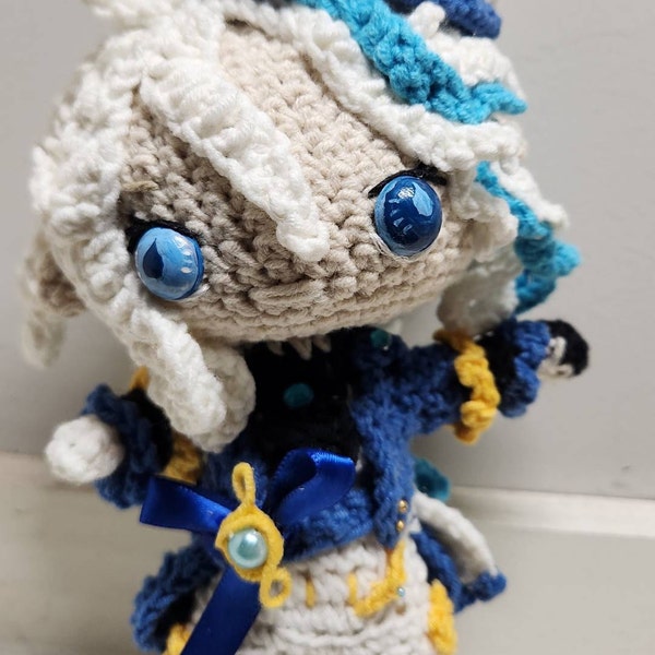 Crochet PDF Pattern: "furina" Chibi Amigurumi - Etsy
