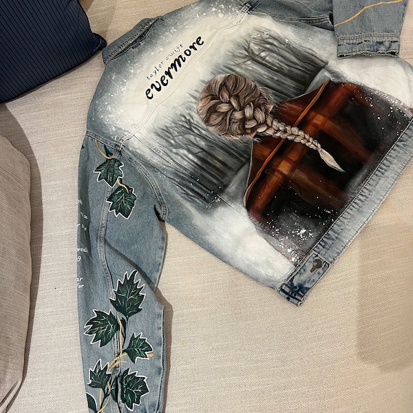 Artful Mastery: Custom Hand-painted Denim Jackets, Hand-painted Custom ...