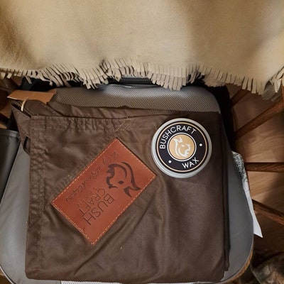 Artisanal Bushcraft Oilskin Tarp Handmade Waxed Cotton Canvas Nessmuk ...