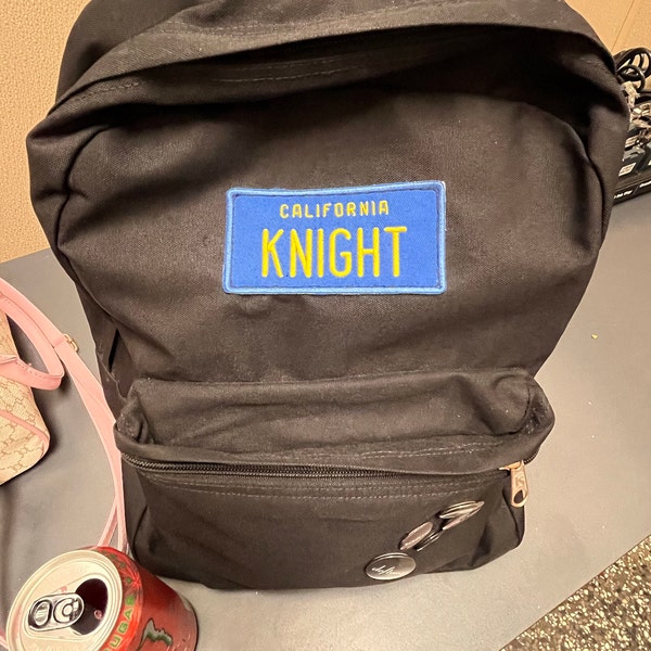 Knight Rider License Plate Patch California Embroidered Sew on Iron on ...