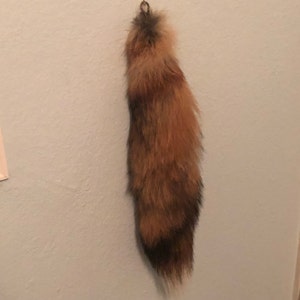 Choose Your Own, Real Fur Red Fox Tail Keychain With Swivel Clasp ...