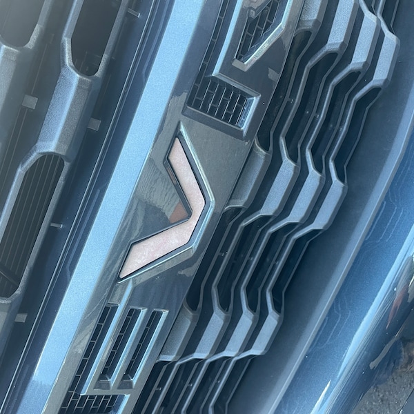 2019-2021 Custom Grill Letter Inserts for Front Grill 1/16" ABS Plastic ...