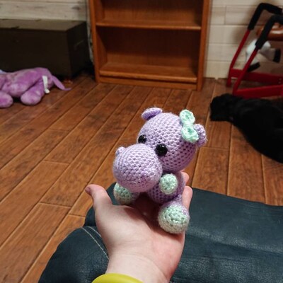 PATTERN: Hailey the Hippo Crochet Hippo Pattern Amigurumi Hippo Pattern ...