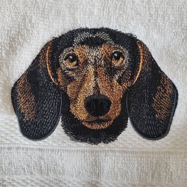 Dachshund Machine Embroidery Design, 5 Sizes (instant Download) - Etsy