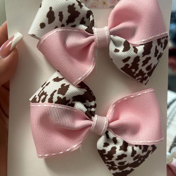 Daisy Duck Hair Bow, Daisy Duck Pigtail Bows, Toddler Hair Bow, Toddler ...