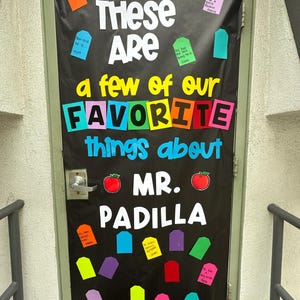 MAÑANA SERA BONITO Spanish Door Decoration Spanish Classroom Letters ...