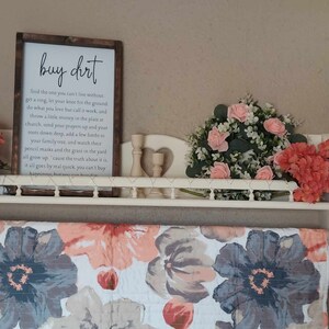 Buy Dirt Framed Sign Song Lyric Sign Country Song Farmhouse Decor Wall ...