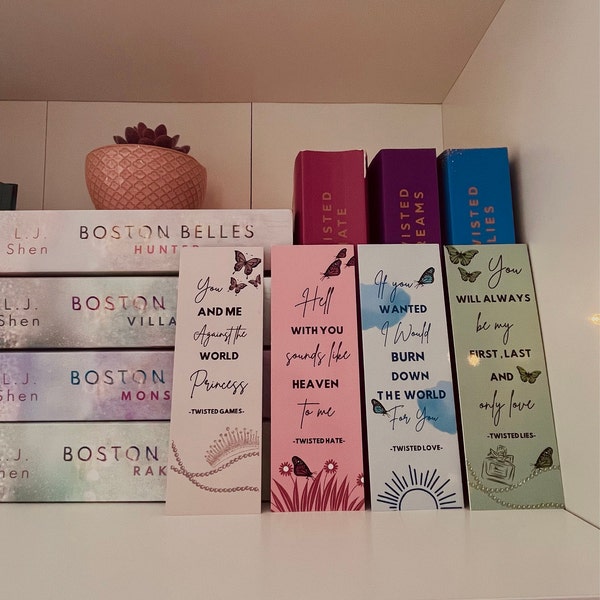 Twisted Series Bookmarks - Twisted Love | Twisted Games | Twisted Hate ...