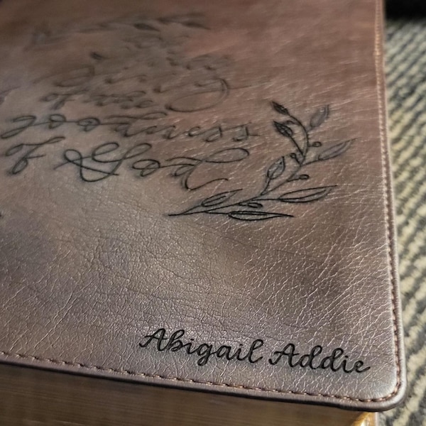 PERSONALIZED CSB Note Taking Bible - Sea Blue - the Grass Withers, the ...