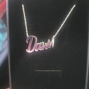 Dainty Tiny Heart Music Note Necklace, Custom Minimalist Treble Bass ...